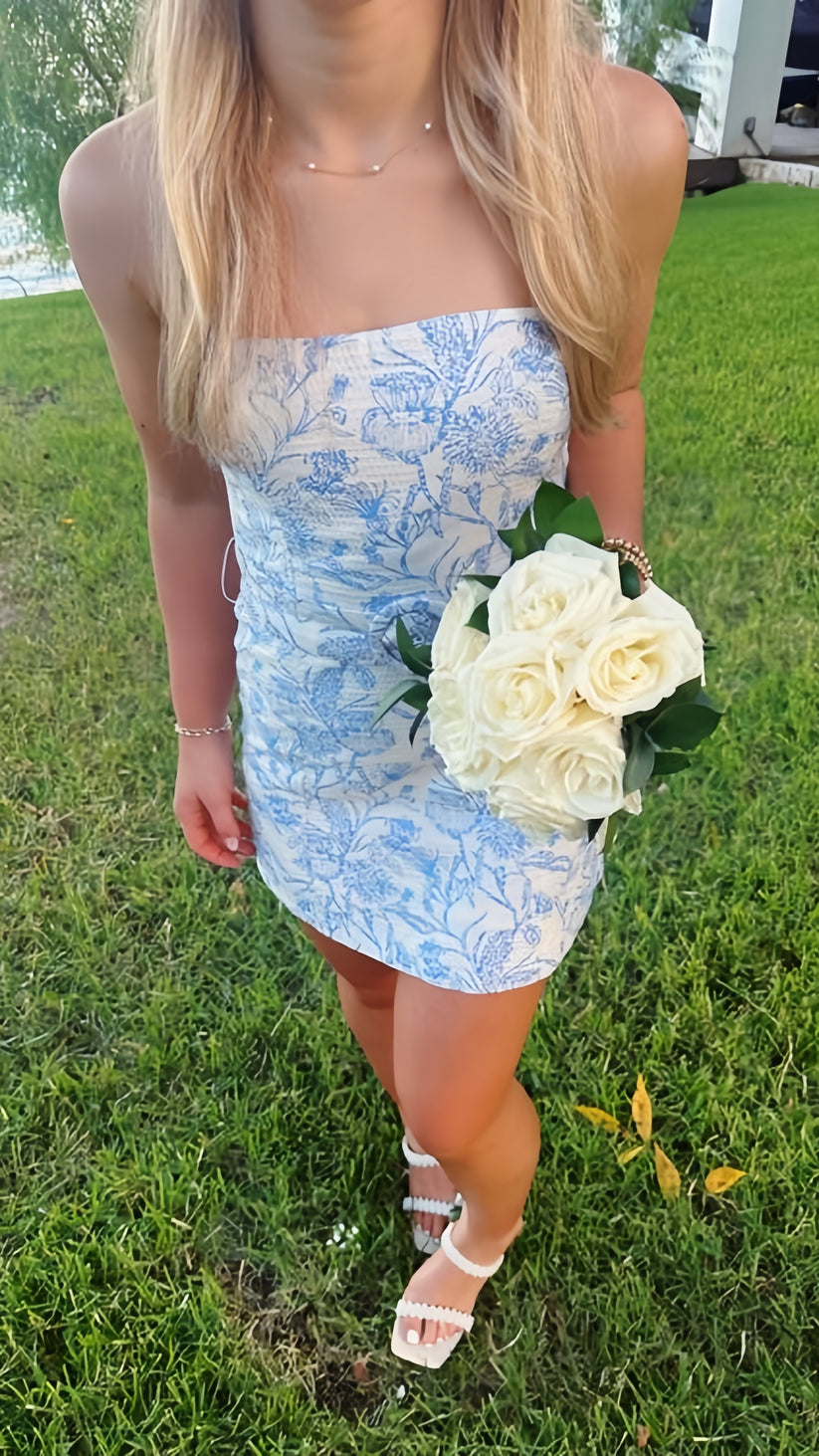 Homecoming Dresses Short Prom Dress Cocktail Dresses Strapless Short H – Asteria